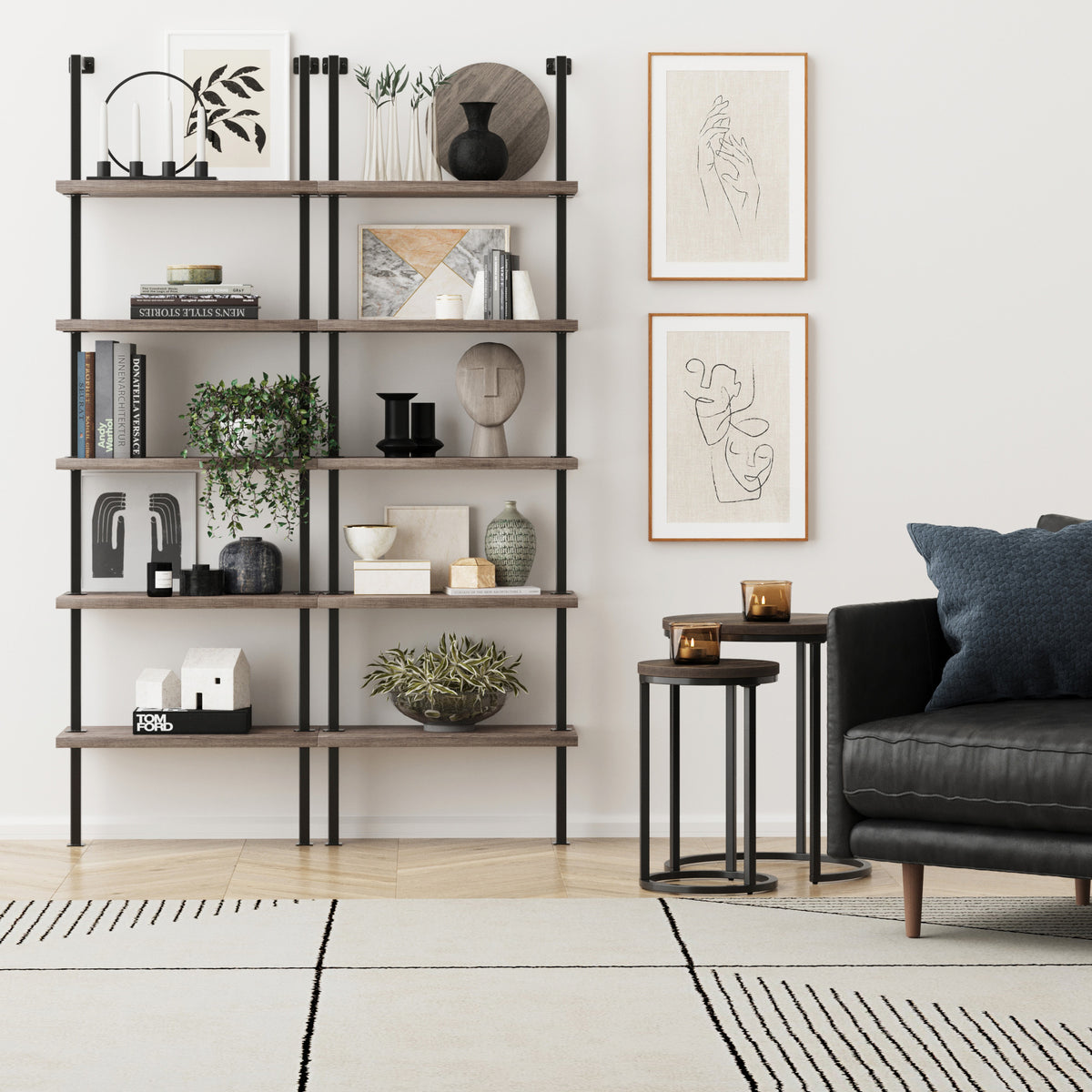 How To Decorate A Ladder Shelf: 15 Ladder Shelf Decor Ideas | Nathan James