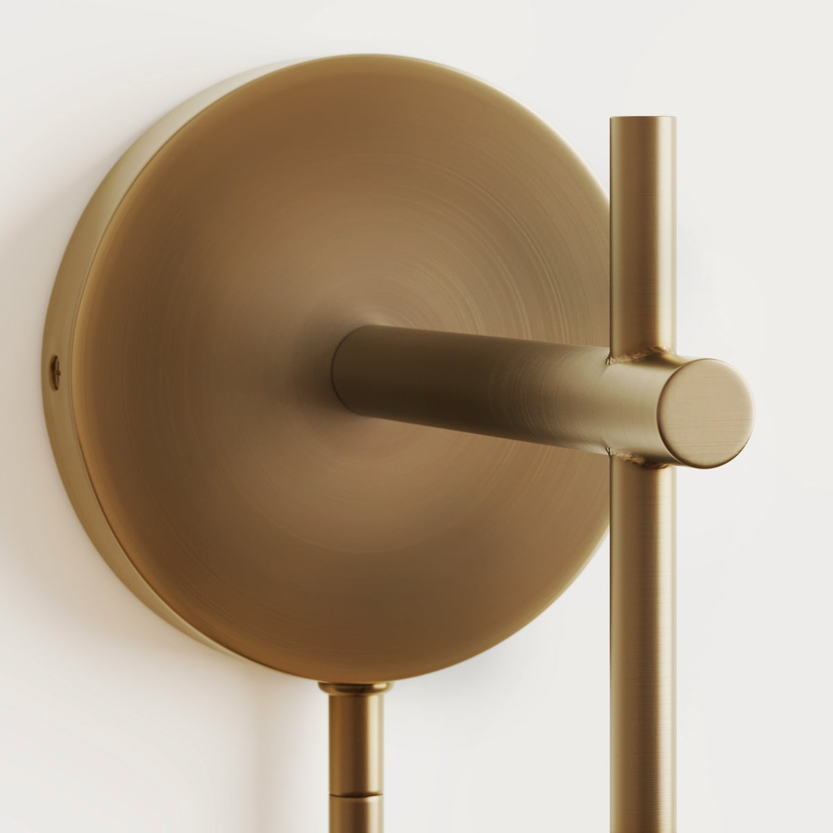 Tamlin Mid-Century Plug in Wall Sconce Light Brass | Nathan James