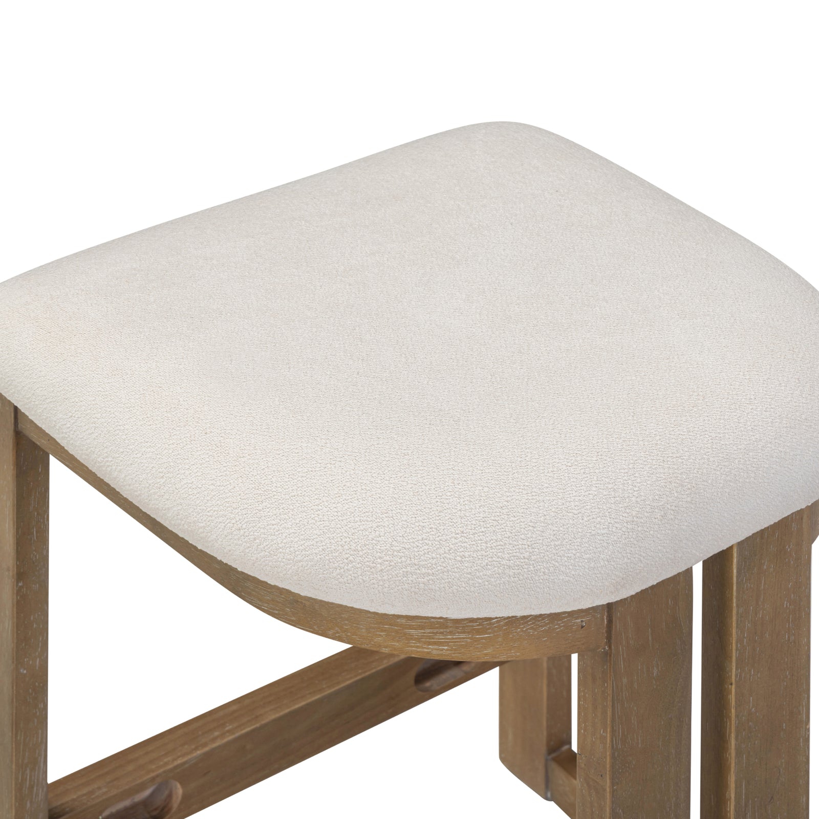 Veya Bar Stool Wooden Light Brown Set of 2 | Nathan James