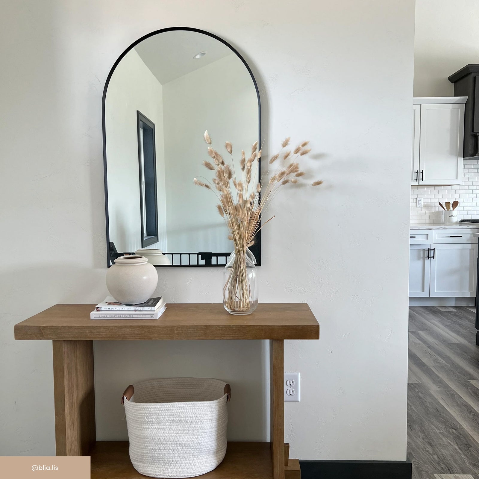 Virgo Wood Modern Farmhouse Brown Console Sofa Table | Nathan James