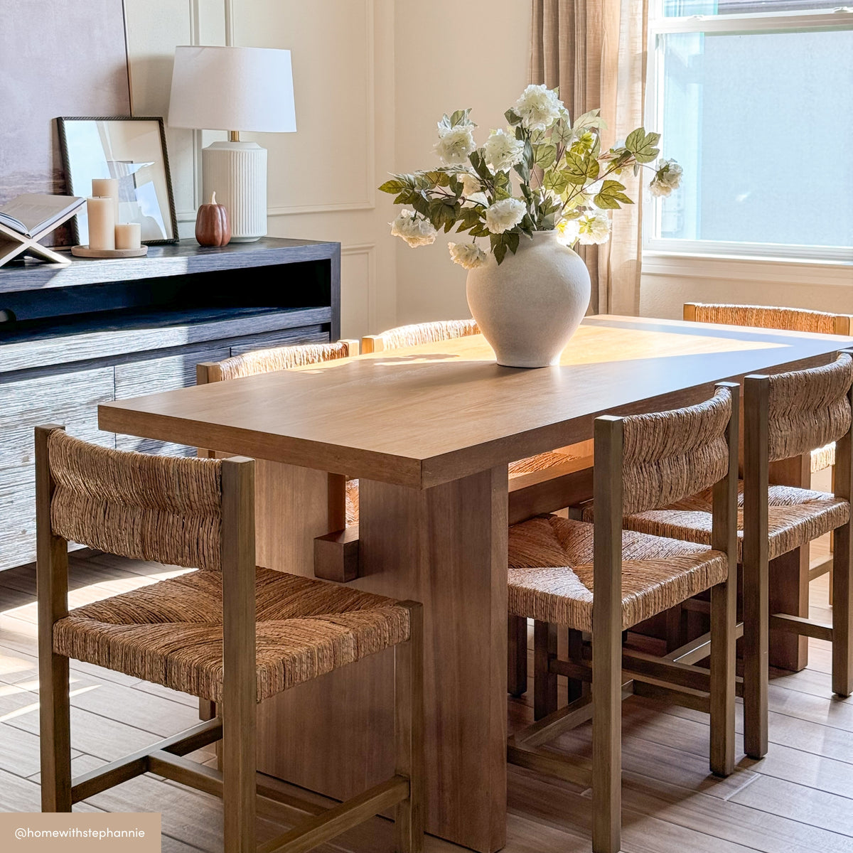 Briggs Wood Modern Farmhouse Dining Table | Nathan James