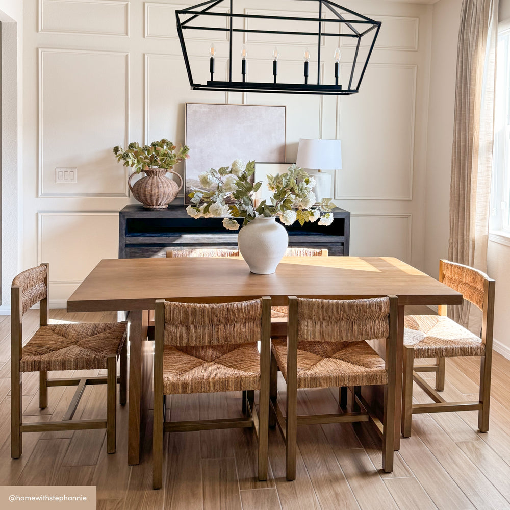 Briggs Wood Modern Farmhouse Dining Table | Nathan James