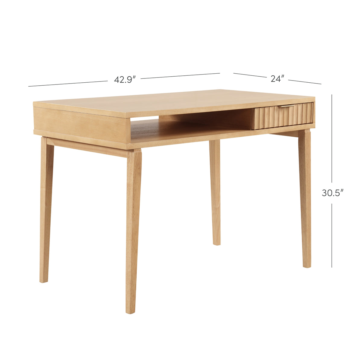 Jasper Bohemian Small Writing Wood Desk | Nathan James