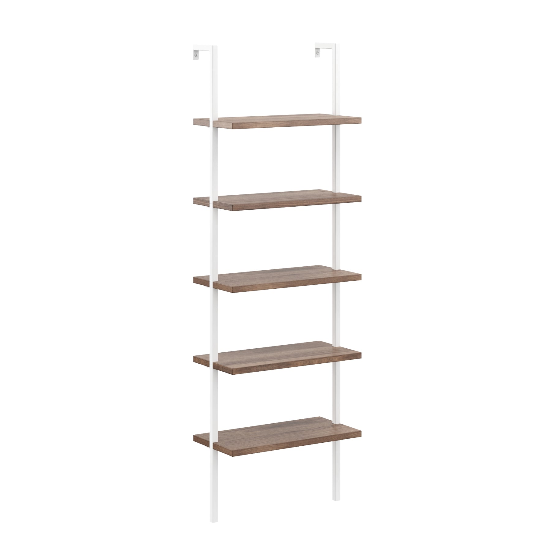 Theo Modern Ladder Bookshelf Wood & Metal | Nathan James