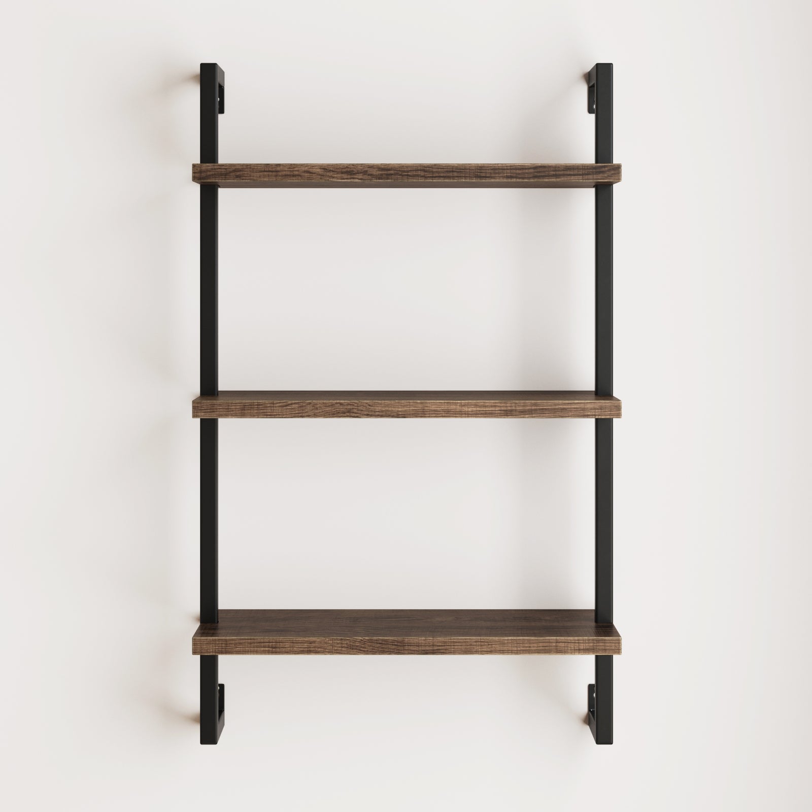 Theo Wood Floating Wall Mount Ladder Bookshelf | Nathan James