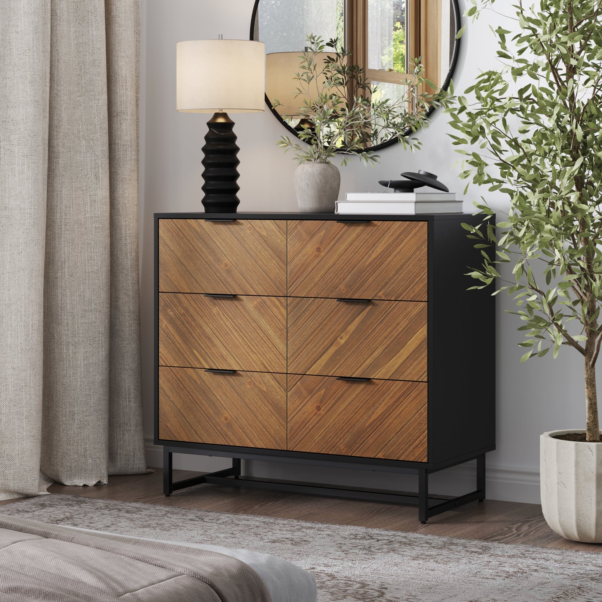 Enloe 3-Drawer Brushed Fir Dresser | Nathan James
