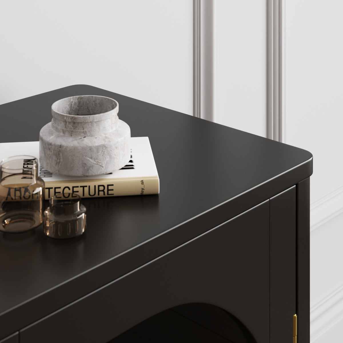 Mason Wood Storage Cabinet Credenza Sideboard | Nathan James