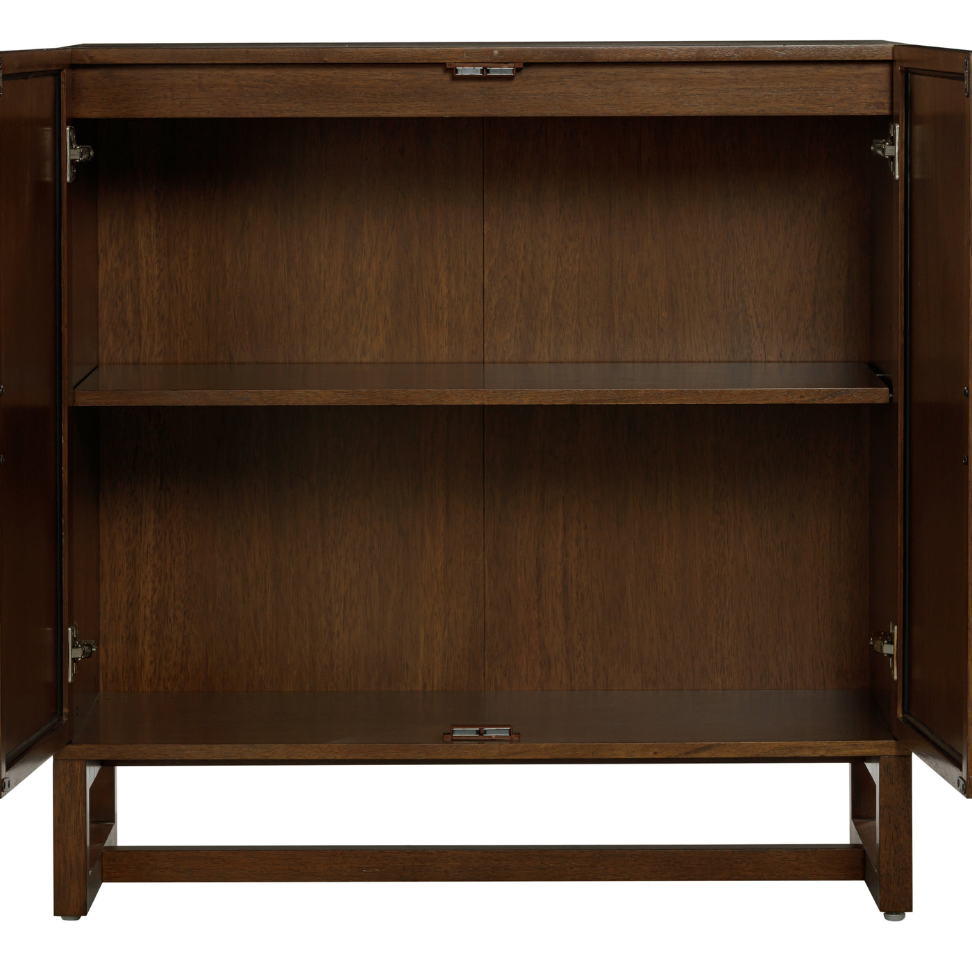 Paxton Boho Rattan Arched Door Storage Cabinet Brown | Nathan James