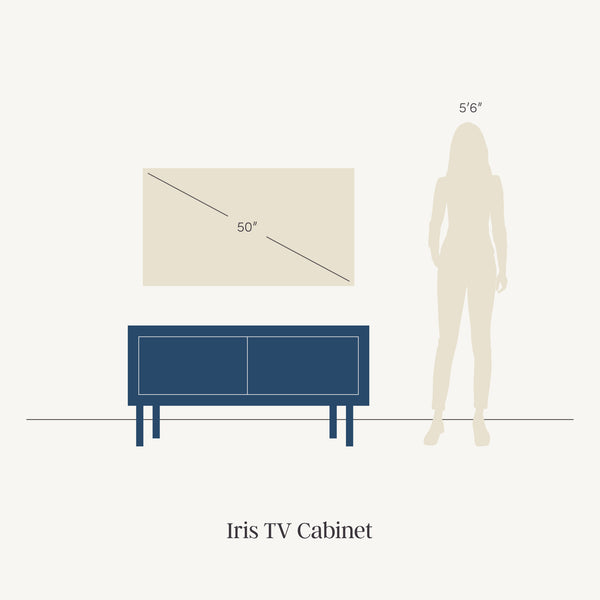 Iris Arched TV Stand or Media Console Cabinet | Nathan James