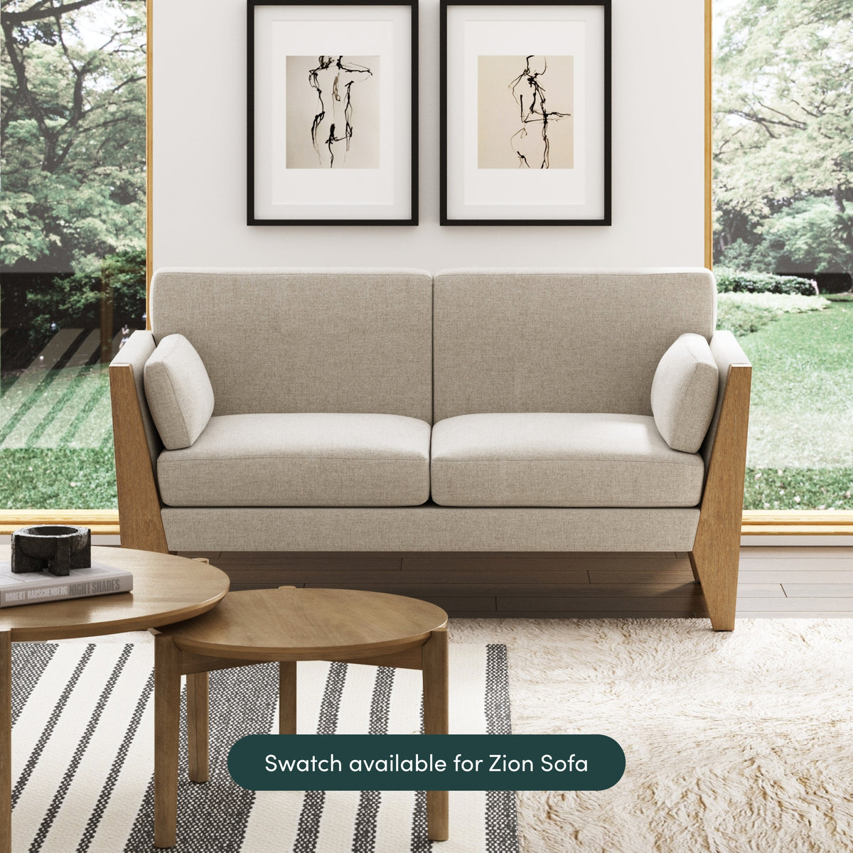 Beige Linen Swatch