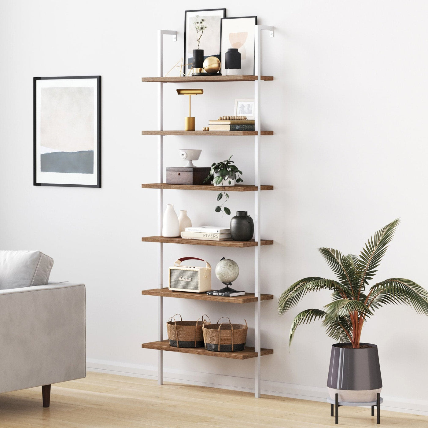 Theo Bookcases, Ladder Shelves and Desks | Nathan James